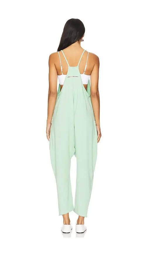 Free People X Hot Shot Onesie In In Mint In Bright Jade - 30% Off